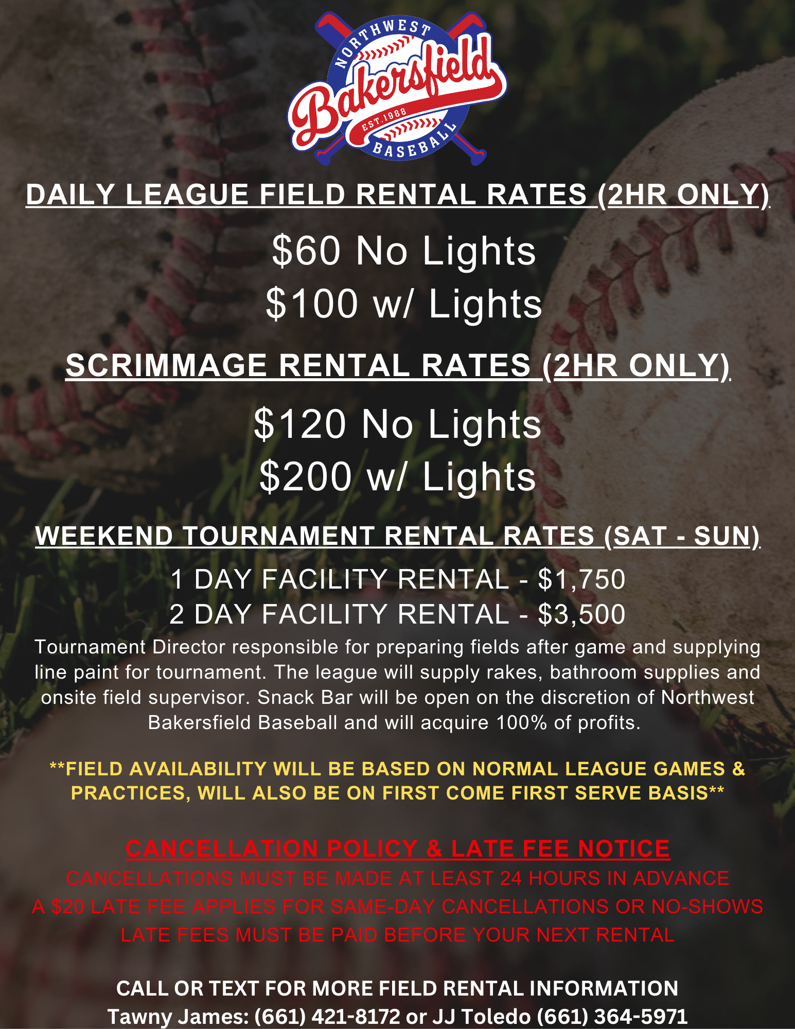 Northwest Bakersfield Baseball Association : Website by RAMP InterActive